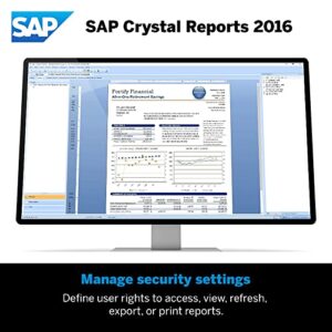 SAP Crystal Reports 2016 Reporting software [32 Bit] [PC Download]