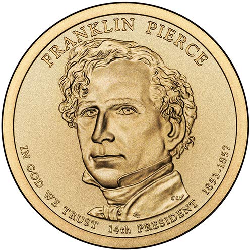 2010 S Proof Franklin Pierce Presidential Dollar Choice Uncirculated US Mint