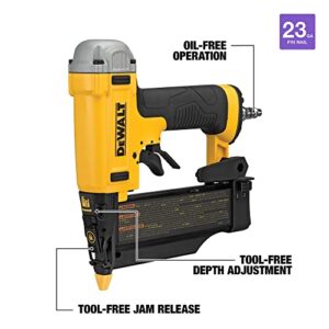 DEWALT Pin Nailer, 23 Gauge, 2-Inch (DWFP2350K)