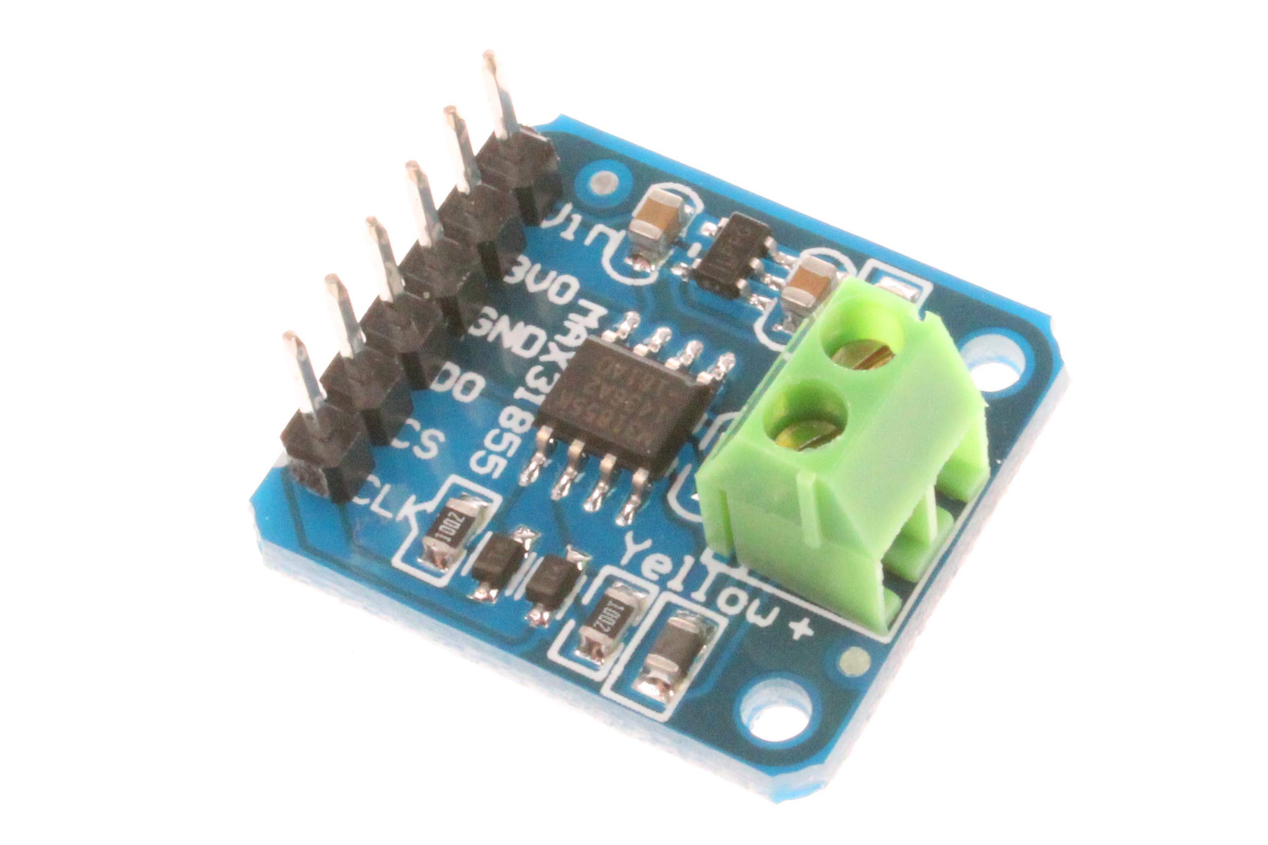 NOYITO K-Type Thermocouple Breakout Board MAX31855 Thermocouple Sensor Module Temperature -200°C to +1350°C SPI Interface Digital Direct Readability Temperature