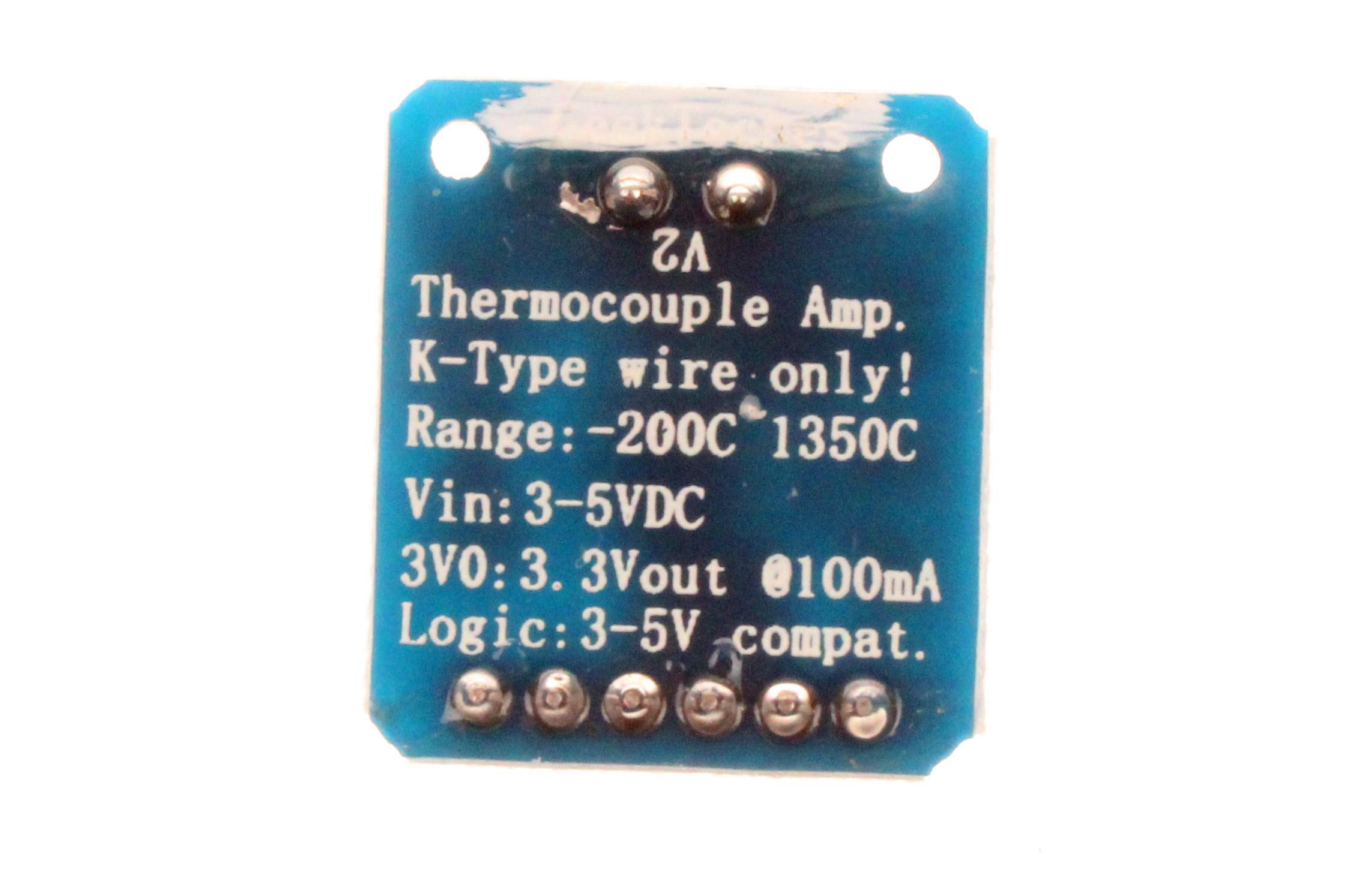 NOYITO K-Type Thermocouple Breakout Board MAX31855 Thermocouple Sensor Module Temperature -200°C to +1350°C SPI Interface Digital Direct Readability Temperature