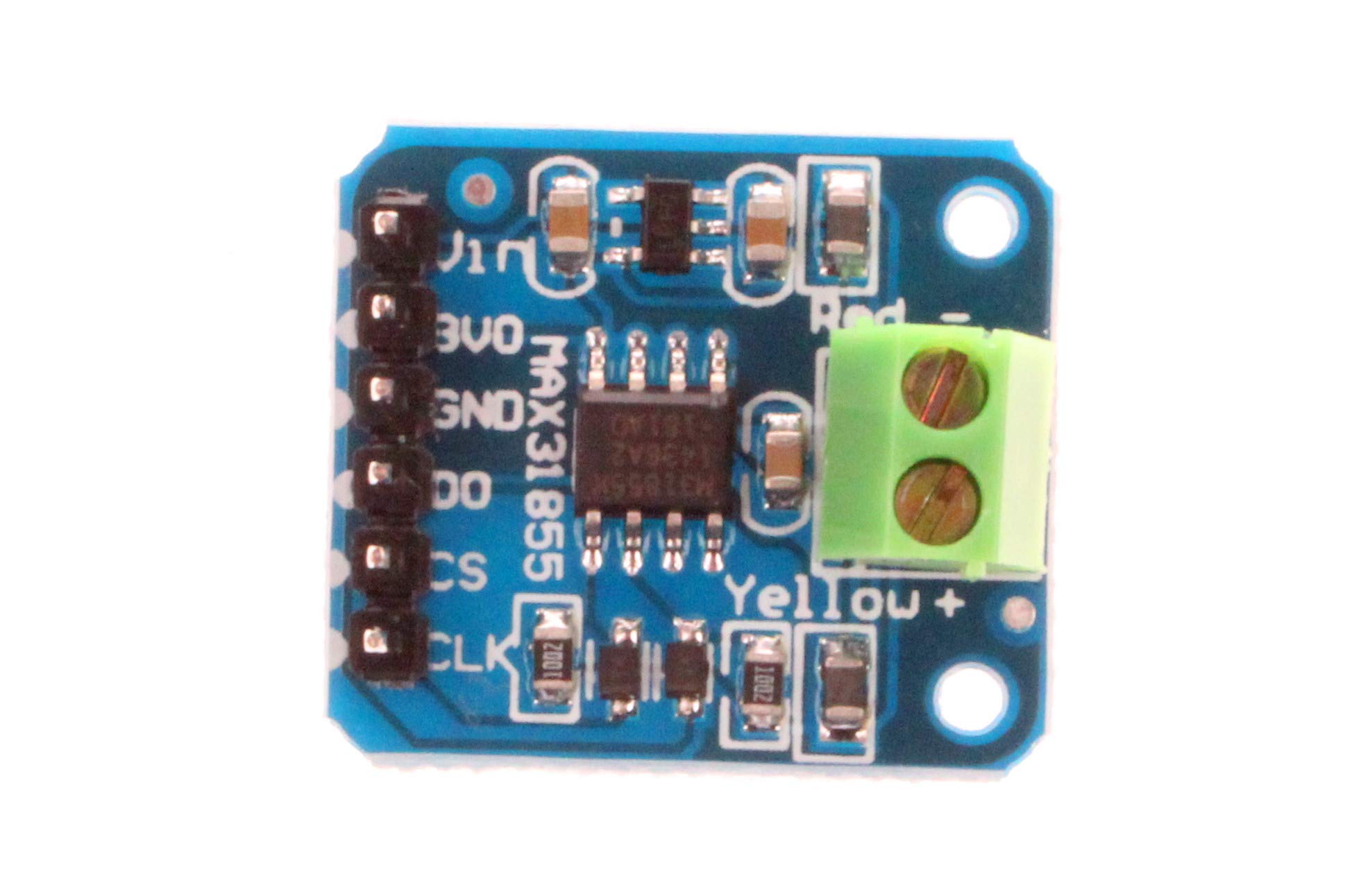 NOYITO K-Type Thermocouple Breakout Board MAX31855 Thermocouple Sensor Module Temperature -200°C to +1350°C SPI Interface Digital Direct Readability Temperature