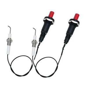 mensi 11.8” long propane push button piezo igniter kit gas grill/range/heater/stove spaker generator ignition set 2pcs/lot