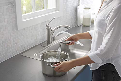 Kohler K-R29671-VS Linwood Kitchen Sink Faucet, Vibrant Stainless