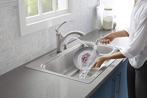 Kohler K-R29671-VS Linwood Kitchen Sink Faucet, Vibrant Stainless