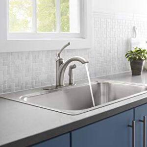 Kohler K-R29671-VS Linwood Kitchen Sink Faucet, Vibrant Stainless