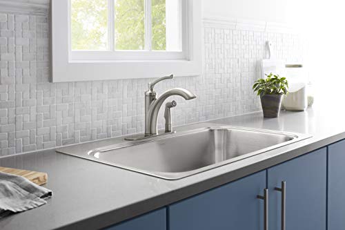 Kohler K-R29671-VS Linwood Kitchen Sink Faucet, Vibrant Stainless