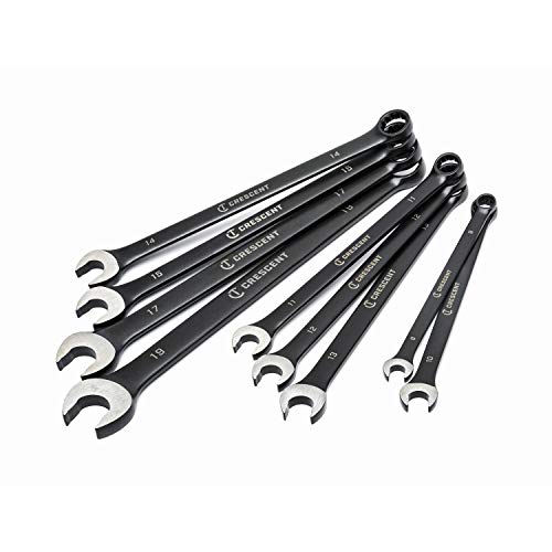 Crescent 9 Piece X10 12 Point Long Pattern Combination Metric Wrench Set - CCWS9BM