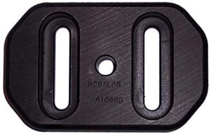 robalon a106bd composite skid shoe, replaces simplicity/snapper/murray 1687101sm, 1727854a, 322288ma, 85105p, 1740912ayp, black