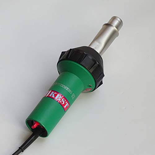 Hot Air Plastic Welding Gun With Rollers,Penny Roller,2pcs Flat Nozzle,Brush And Spare Heat Element With Mica Tube (110V Plastic Welder type 1)