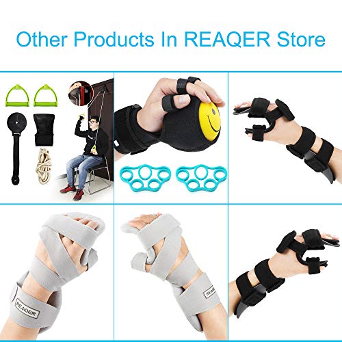 REAQER Stroke Resting Hand Splint Bendable Night Immobilizer Muscle Atrophy Hemiplegia Rehabilitation Straighten Your Fingers Hand, Wrist (Left)