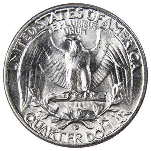 1960 D Washington Quarter BU Uncirculated Mint State 90% Silver 25c US Coin