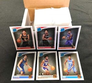 2018-19 donruss complete hand collated nm-mt basketball set of 200 cards includes 50 rated rookie cards - free shipping to the united states. this set includes 200 cards from the 2018-19 donruss nba basketball card set. this set includes lebron james step