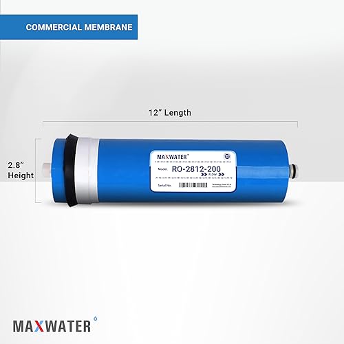 (2 Pack) Vontron ULP 2812-200 Reverse Osmosis Commercial RO Membrane 200 GPD compatible with Commercial Reverse Osmosis Systems consistent performance + less fouling