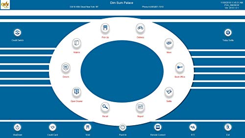 Restaurant POS System - Includes Touchscreen PC, POS Software, Receipt Printer, Cash Drawer, and iPad Ordering Software,Free Input Menu Once,no annual fee,Trusted by over 2,000 restaurants in USA