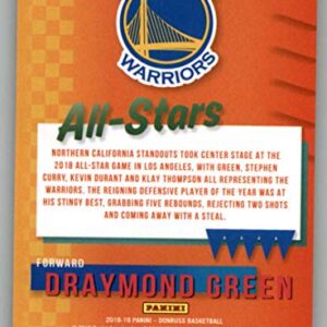 2018-19 Donruss All-Stars Basketball Card #19 Draymond Green Golden State Warriors Official NBA Trading Card Produced By Panini