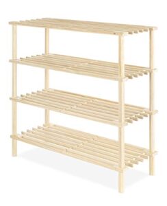 whitmor wood 4-tier shelf