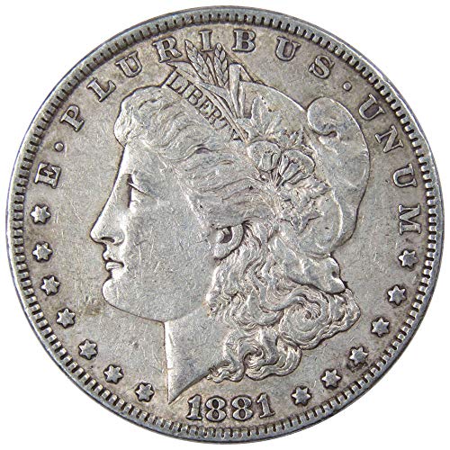 1881 Morgan Dollar VF Very Fine 90% Silver $1 US Coin Collectible