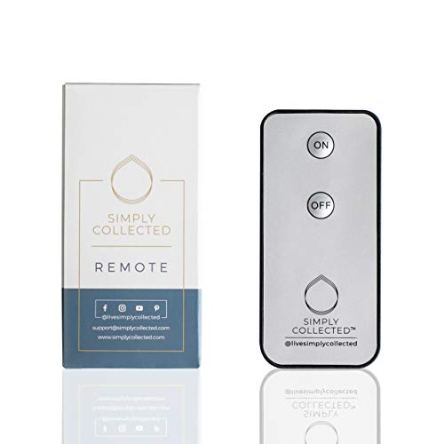 Simply Collected Remote Control | Ready to use 3D Flameless Candle Collection | Battery Included | Easy ON/Off Function