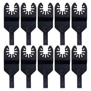 10 pcs wood metal universal quick release saw blades oscillating multitool blades for fein multimaster porter cable black and decker genesis dremel craftsman dewalt chicago