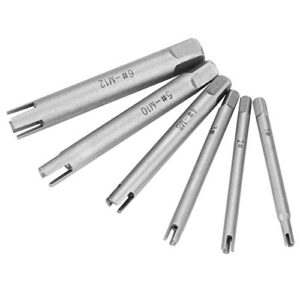 tap extractor 3/4 flute broken head screw remover stripped tap extractor set steel 3 types 6 pcs