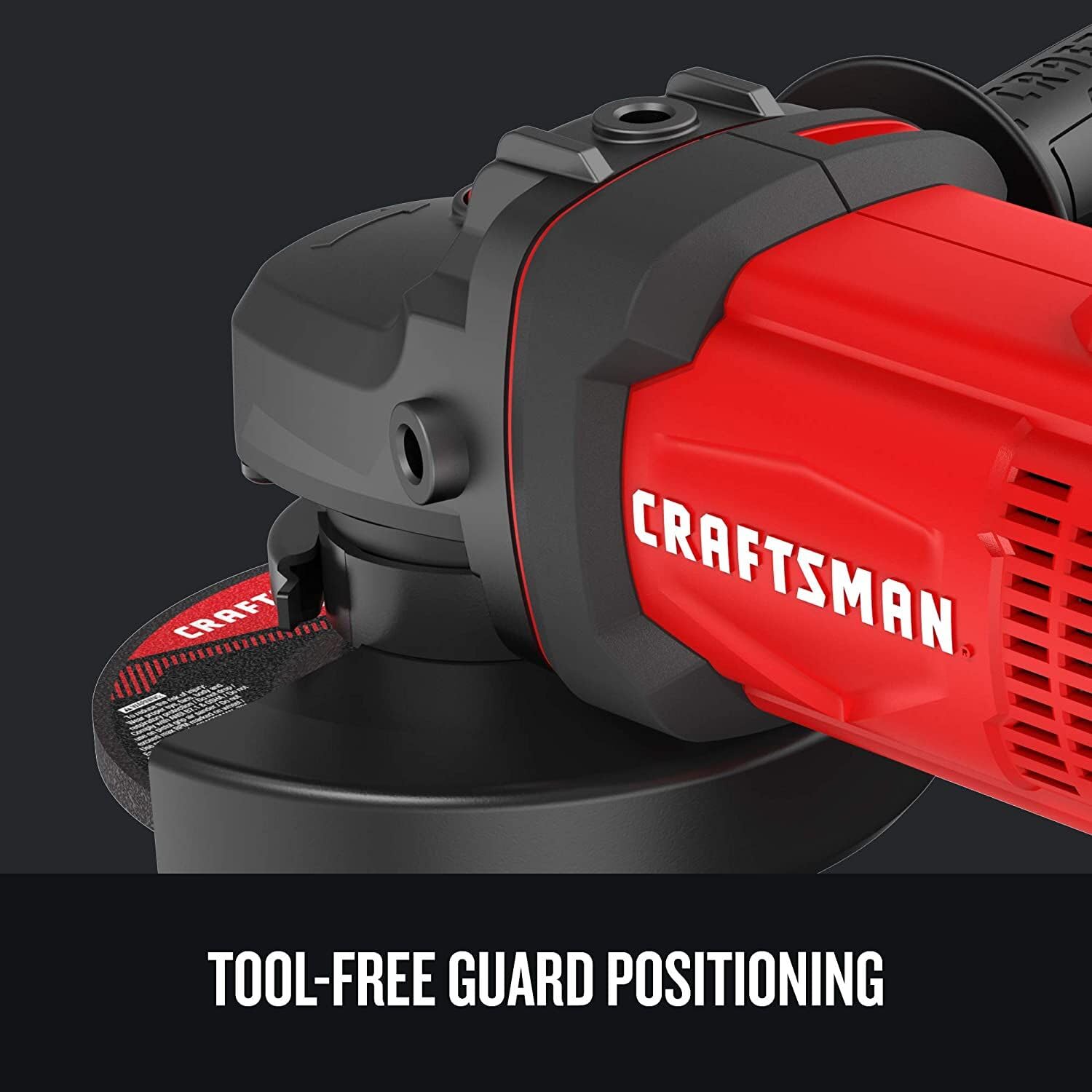 CRAFTSMAN V20 Cordless Angle Grinder Tool Kit, 4-1/2 inch, Battery and Charger Included (CMCG400M1)