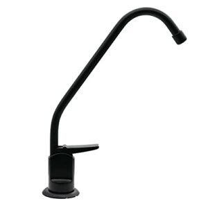 Westbrass R2031-NL-62 8" Touch-Flo Style Pure Water Dispenser Faucet, Matte Black