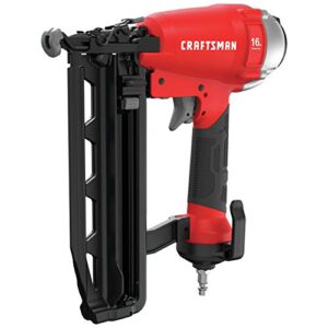 craftsman finish nailer, 16ga, oil free pump, pneumatic (cmpfn16k)