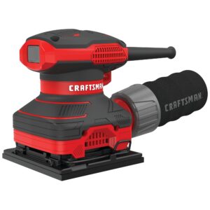 craftsman electric sander, 1/4 inch sheet, 13,500 opm, 2 amp, corded (cmew230)