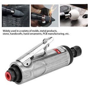 WALFRONT Die Grinder 1/4 Air Die Grinder Angle Die Grinder Straight Die Grinder Kit Grinding Engraving Machine 18000‑20000rpm 90psi 6.2Bar Pneumatic Die Grinder (AT-7033K Large)