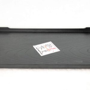 10" Japanese Rectangular Black Plastic Humidity Tray for Bonsai & House Plants