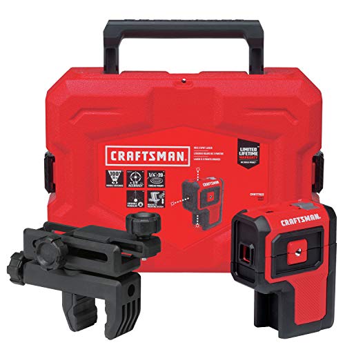 CRAFTSMAN Stud Finder, 3 Spot Laser, 100 ft Range, Batteries Included (CMHT77632)