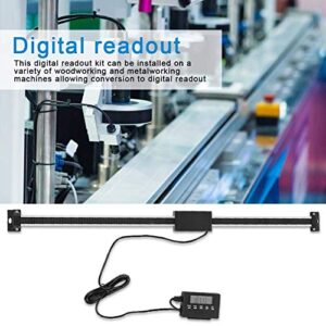 Digital Readout Linear 0-600mm Accurate Digital LCD Digital Readout Lathe Linear Scale for Milling Machines Linear Digital Readout