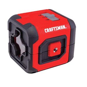 craftsman laser level tool, green, cross line (cmht77630)