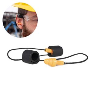 Earplugs That Attach to Safety Glasses | Safety Wear | Hearing Protection with Plug Storage Case for Eyewear and Sunglasses | 27/29 NRR