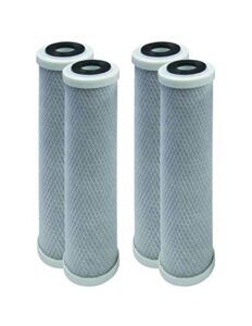 cfs – 4 pack premium fact universal whole home water filter cartridges compatible with epw2f models – remove bad taste & odor – whole house replacement water filter cartridge, white