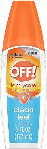 OFF! Family Care, Insect Repellent II Clean Feel, 6 oz (Pack of 6).