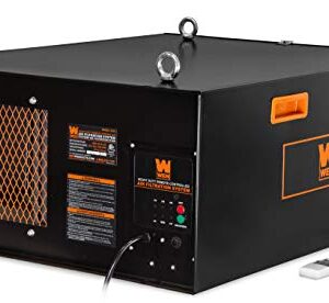 WEN 3417 3-Speed Remote-Controlled Industrial-Strength Air Filtration System (556/702/1044 CFM)