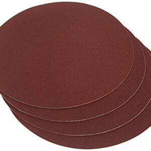 WEN 12SD80 12-Inch 80-Grit Adhesive-Backed Disc Sandpaper, 4-Pack