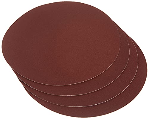 WEN 12SD80 12-Inch 80-Grit Adhesive-Backed Disc Sandpaper, 4-Pack