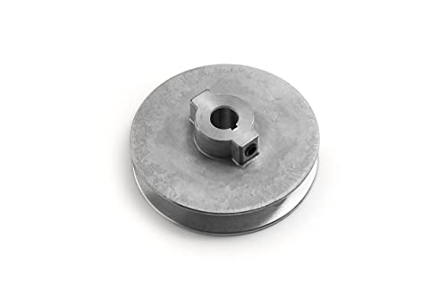 Terre Products - V-Groove/V-Belt Drive Pulley, 3.5'' Outside Diameter, 1/2" Bore, Die Cast, Z3A Zinc Alloy, Compatible Replacement for Chicago Die Cast 350A