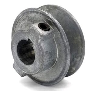 Phoenix Mfg. V-Groove Drive Pulley, 2'' Diameter, 5/8" Bore, Die Cast