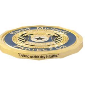 Saint Michael The Archangel Police Officer Challenge Gift Coin with Gift Box