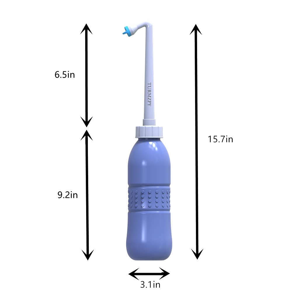 TURMZPY Portable Bidet 600ml Travel Bidet Plastic EVA Bottle Personal Hygiene Bidets Cleaning Device