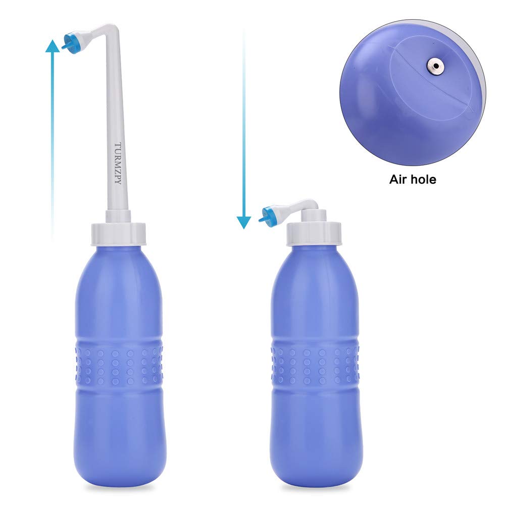 TURMZPY Portable Bidet 600ml Travel Bidet Plastic EVA Bottle Personal Hygiene Bidets Cleaning Device