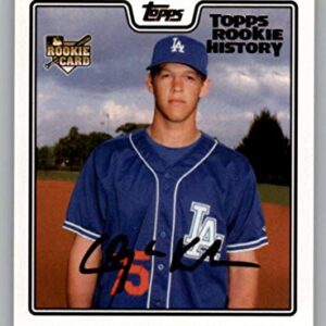 2018 Topps Archives Rookie History Clayton Kershaw Los Angeles Dodgers MLB Baseball Trading Card