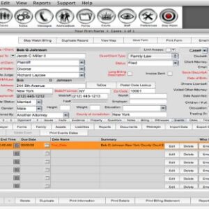 Legal Case Management Software - Legal Suite (MAC/WIN) / 2 Users / Windows Server