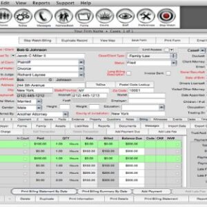 Legal Case Management Software - Legal Suite (MAC/WIN) / 2 Users / Windows Server