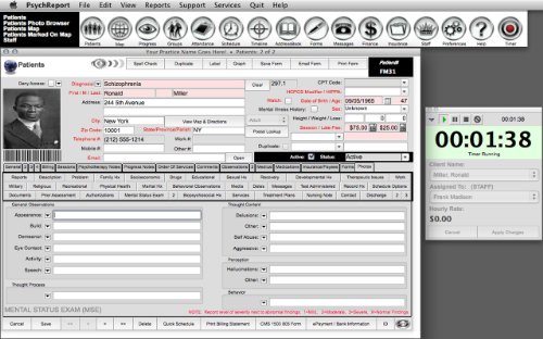 Mental Health Management Software - PsychReport (MAC/WIN) / 2 Users / Windows Server