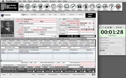 Mental Health Management Software - PsychReport (MAC/WIN) / 2 Users / Windows Server